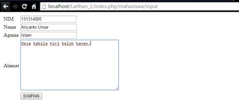 Membuat Crud Dengan Codeigniter All Program