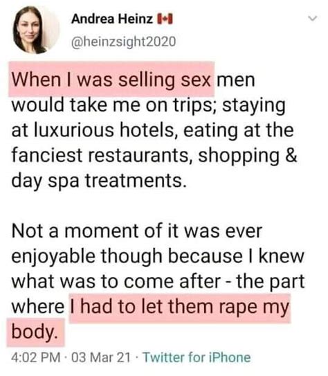 The Comments Here Are Frightening How Can People Not Understand That Sex Work Is Not Often