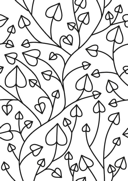 Premium Vector Seamless Ivy Pattern Vector Illustration