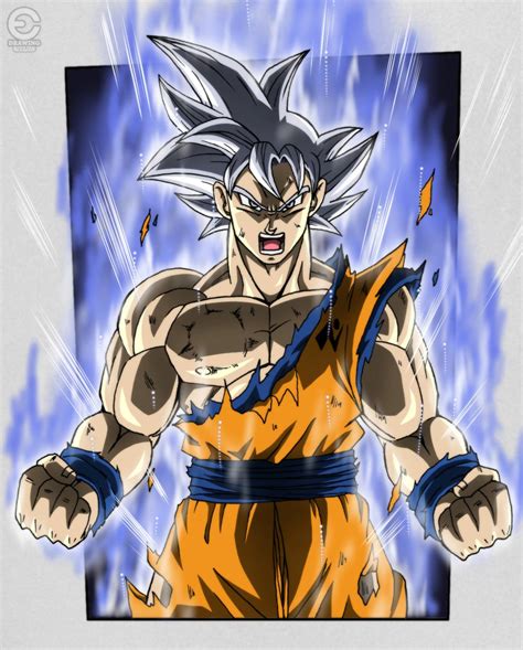 Drawing Goku Mui By Animefreak93867 On Deviantart
