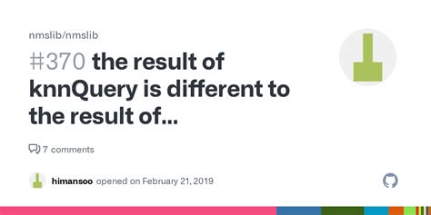 The Result Of KnnQuery Is Different To The Result Of KnnQueryBatch