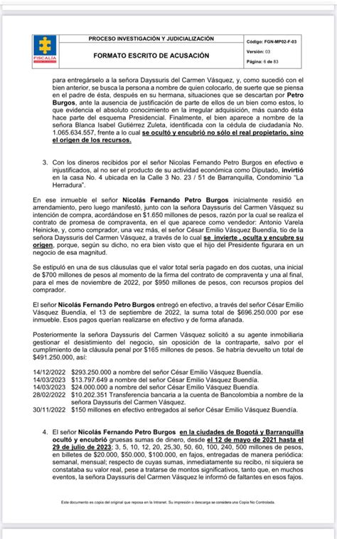 Los Detalles Del Escrito De Acusación De La Fiscalía Contra Nicolás