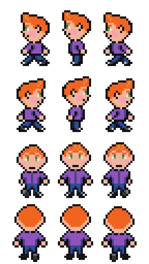Here Is The First Full Sprite Sheet That Ive Made For My Game Rpixelart