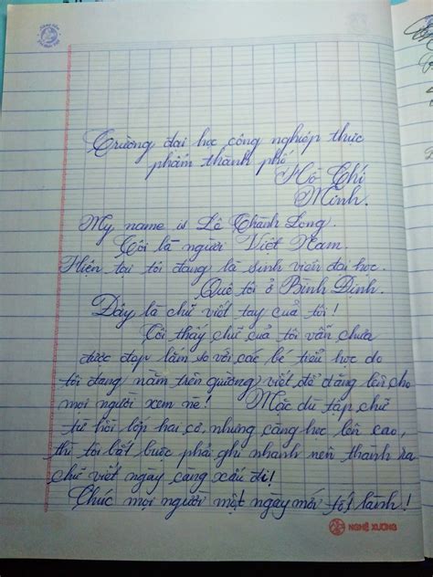 Im Vietnamese And This Is My Vietnamese Handwriting