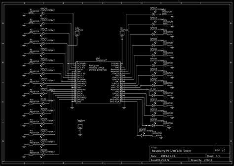 Raspberry Pi Gpio Led Tester Oshwlab