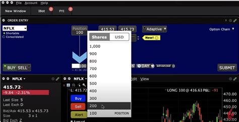 Market Order Type Using TWS Mosaic Trading Lesson