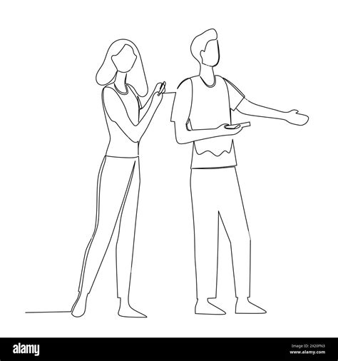 Businessman And Businesswoman Having A Business Conversation Effective