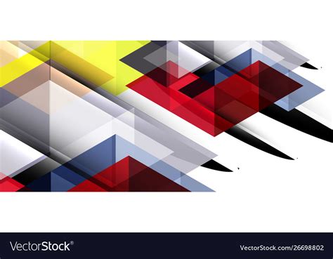 Colorful Repeating Triangles Modern Geometric Vector Image