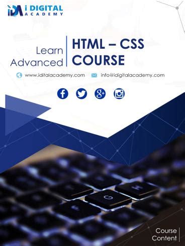 PPT HTML CSS Course Content PowerPoint Presentation Free To