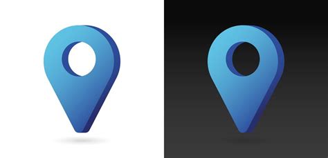 Premium Vector 3d Realistic Blue Color Location Map Pin Gps Pointer Markers Vector