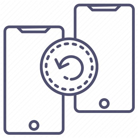 mobile synchronization update icon