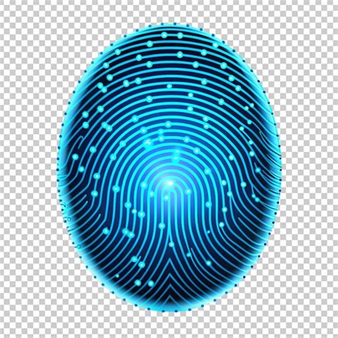 Premium Psd Biometric Fingerprint Scan Identification System