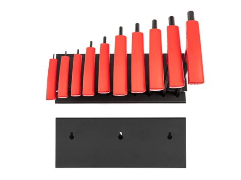 10 Piece T Handle Hex Key Set Metric With Stand Tekton