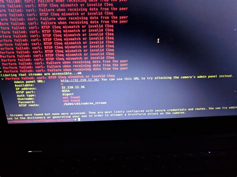 Attack Requests Dropped · Issue 229 · Ullaakut Cameradar · Github