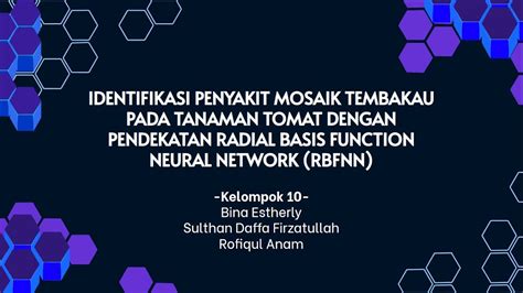 Penerapan Radial Basis Function Neural Network Rbfnn Dengan Matlab