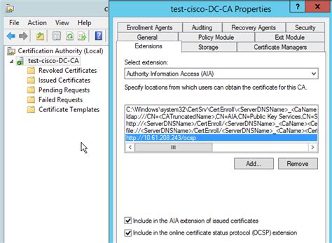 Asa Remote Access Vpn With Ocsp Verification Under Microsoft Windows 2012 And Openssl Cisco