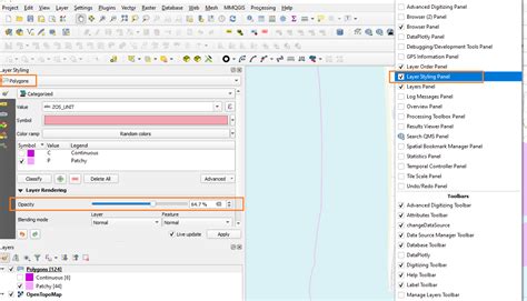 Qgis Shortcut To Transparency Geographic Information Systems Stack Exchange