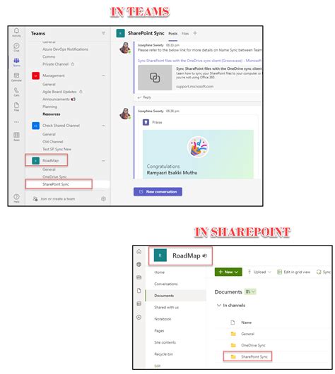 How Is Naming Convention Paired Between Teams Channels And SharePoint Folders
