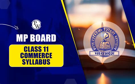 Mp Board Class 11 Commerce Syllabus 2025 26