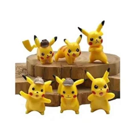 Abs Plastic Pikachu Action Figures Set Of 6 At ₹ 185 Piece In Faridabad Id 2852626786873