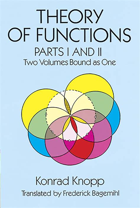 Theory Of Functions Parts I And Ii Dover Books On Mathematics Knopp Konrad 0884406798200