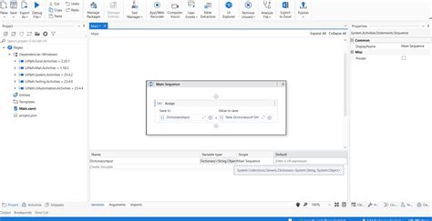 Could Not Initialise Dictionary Activities Uipath Community Forum