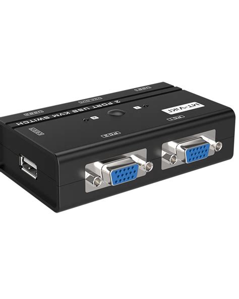 Vga Kvm Switch In Out With Ir Remote Control Mt Viki