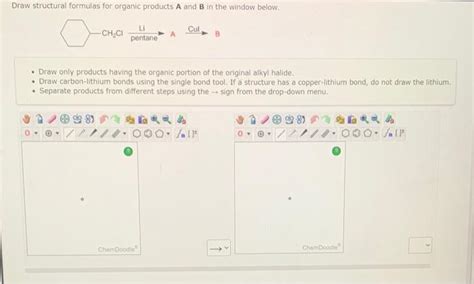 [solved] draw structural formulas for organic products