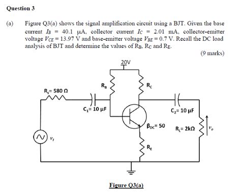 solved question 3 a figure q3 a shows the signal
