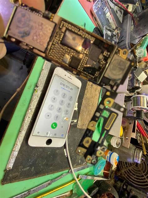 Iphone6plus เครื่องสัมผัสไม่ได้💥🔥 —— ———📲 📌แก้ไขเรียบร้อย ในตัวแผงวงจร ชิปic ซ่อมเมนบอร์ด รอ