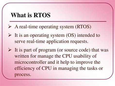 Ppt Os Scheduling And Rtos Powerpoint Presentation Free Download Id
