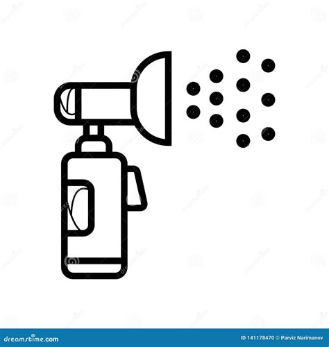 Inhaler For Asthma Icon Stock Vector Illustration Of Inhalator 141178470