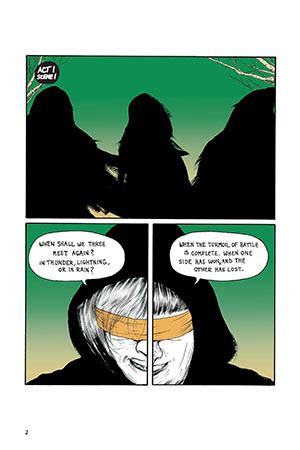 Macbeth Act Scene Page Graphic Novel SparkNotes