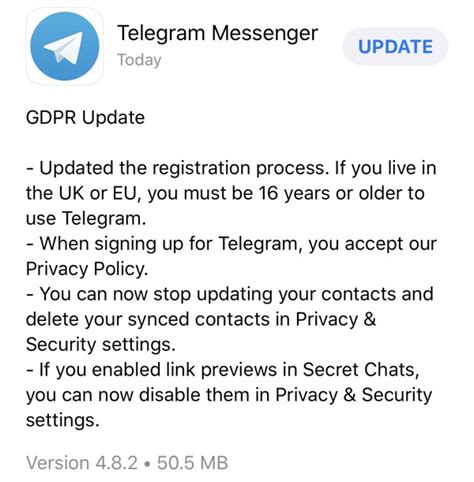 Telegram Gets First Update After Six Week App Store Lockout Macrumors Forums