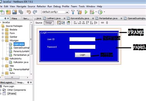 Cara Membuat Form Login Sederhana Menggunakan Java Netbeans Blog