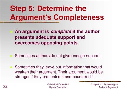 evaluating arguments lesson2