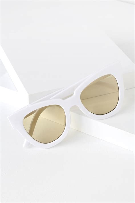 Not Standard White Sunglasses White Sunglasses Cool Sunglasses Cute