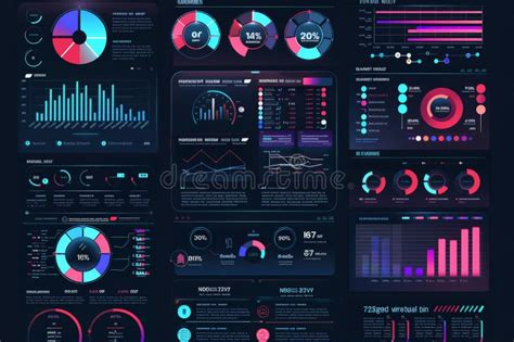 toolkit ui ux dashboard infographic template with big data