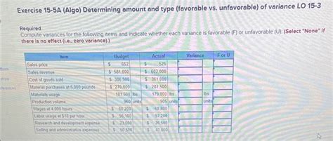[solved] exercise 15 5a algo determining amount and type