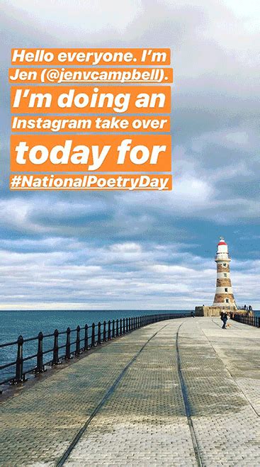 Watch Jens Metro Poet In Residence Insta Story The Poetry Book Society
