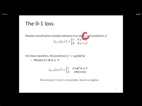 Free Video Loss Minimization In Machine Learning Lecture 22 From Uofu Data Science Class