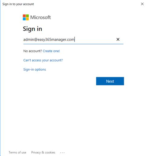 How To Configure Easy365Manager After Installation Easy365Manager