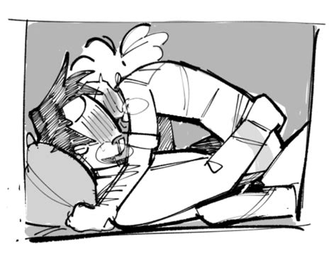 Rule 34 2boys Ambiguous Penetration Black And White Black Hair Blush