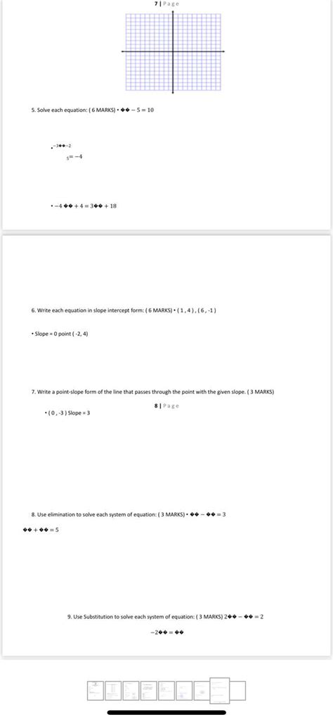 Solve Each Equation MARKS Chegg Com