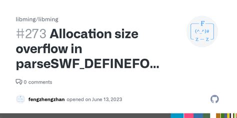 Allocation Size Overflow In Parseswfdefinefontinfo At Parserc1948