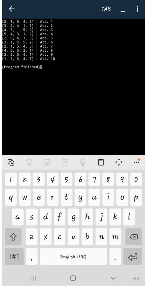 I Made A Bogo Sorting Algorithm And This Is My Best Result R