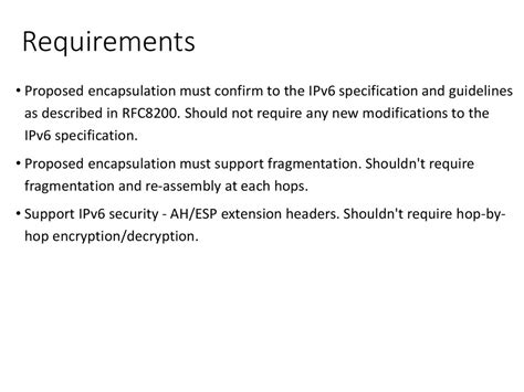 draft ietf bier ipv6 requirements ppt download