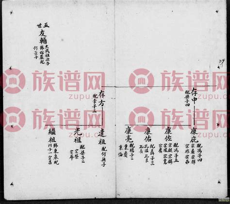 古博陈氏族谱世系图