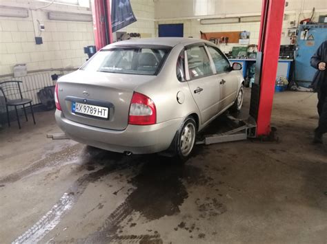 Установка защиты картера — Lada Калина седан, 1,6 л, 2006 года | визит ...