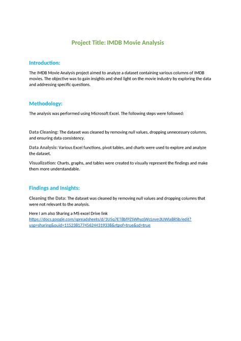 Imdb Anlytics Project Data Science For Business What You Need To